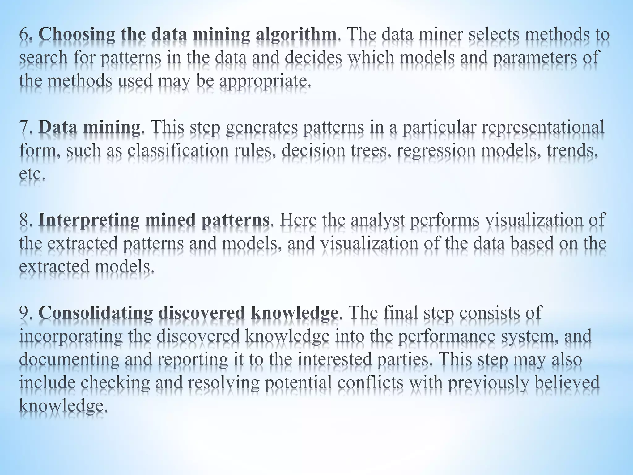 Knowledge discovery process | PPTX