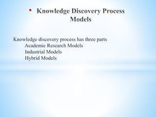 Knowledge discovery process | PPTX