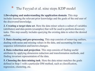 Knowledge discovery process | PPTX