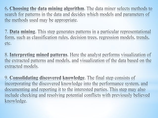 Knowledge discovery process | PPTX
