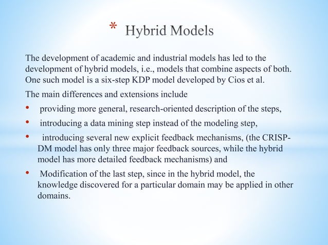 Knowledge discovery process | PPTX