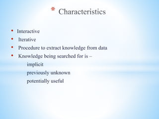 Knowledge discovery process | PPTX