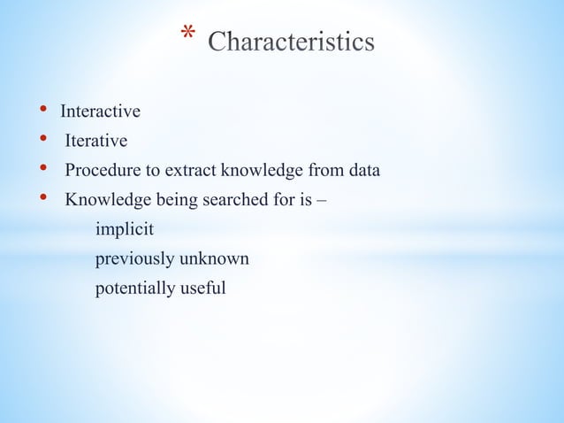 Knowledge discovery process | PPTX