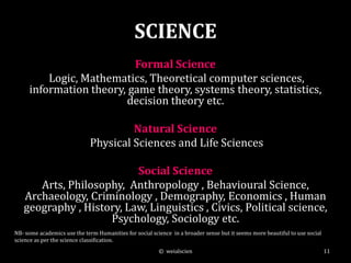 Knowledge Classifications or Divisions | PDF