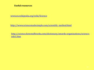 Knowledge Classifications or Divisions | PDF