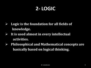 Knowledge Classifications or Divisions | PDF
