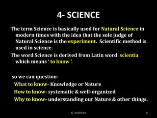 Knowledge Classifications or Divisions | PDF