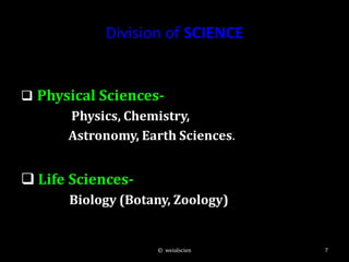 Knowledge Classifications or Divisions | PDF