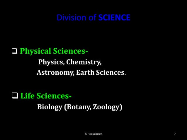 Knowledge Classifications or Divisions | PDF