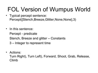 Knowledge engg using & in fol | PPT