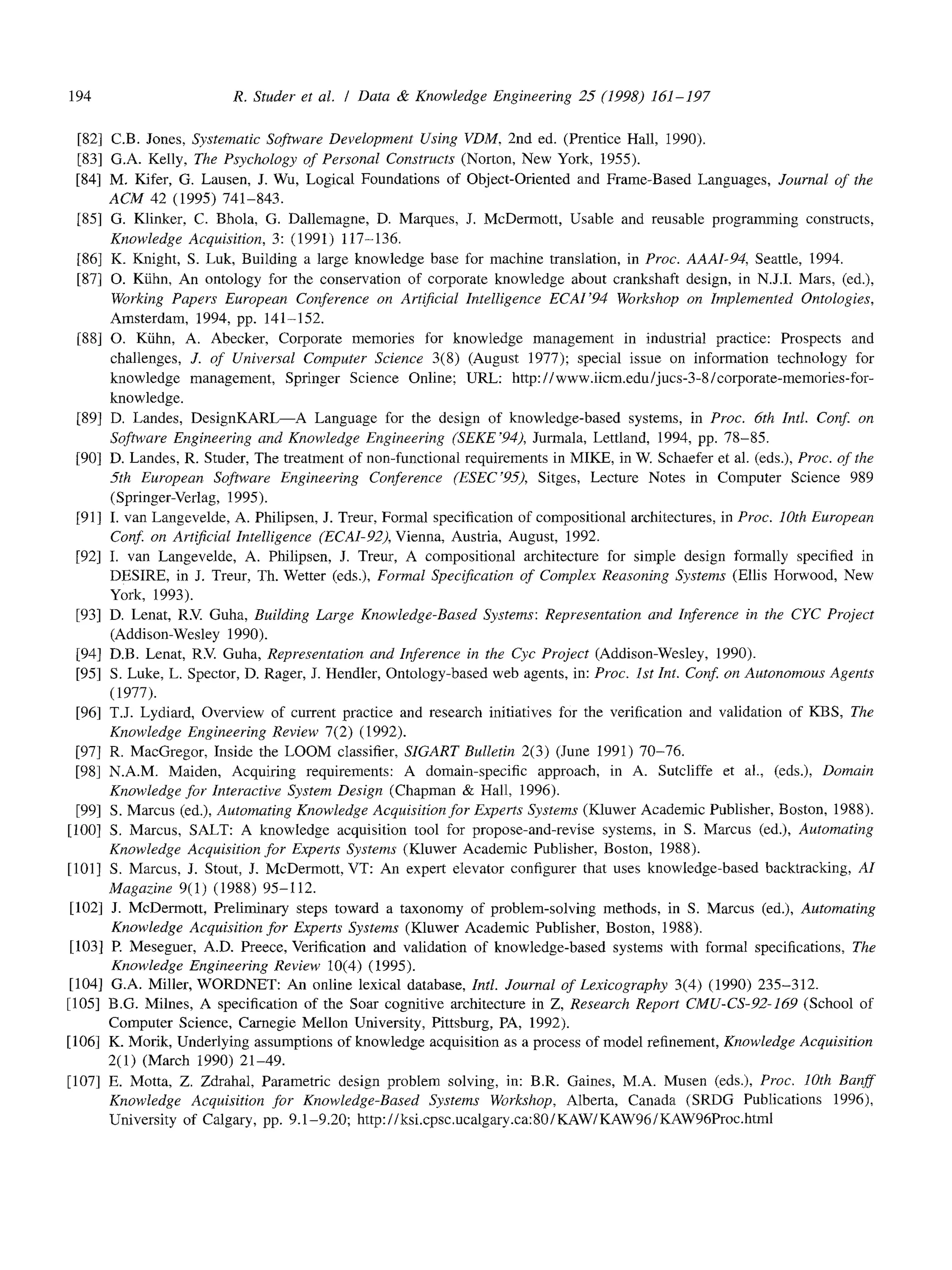 Knowledge engineering principles and methods | PDF