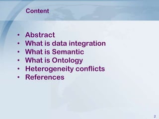 ontology based- data_integration. | PPTX