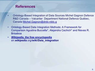 ontology based- data_integration. | PPTX