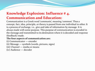 Knowledge exlosion | PPTX