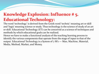 Knowledge exlosion | PPTX