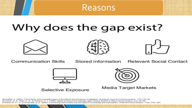 Knowledge gap hypothesis | PPTX | Education