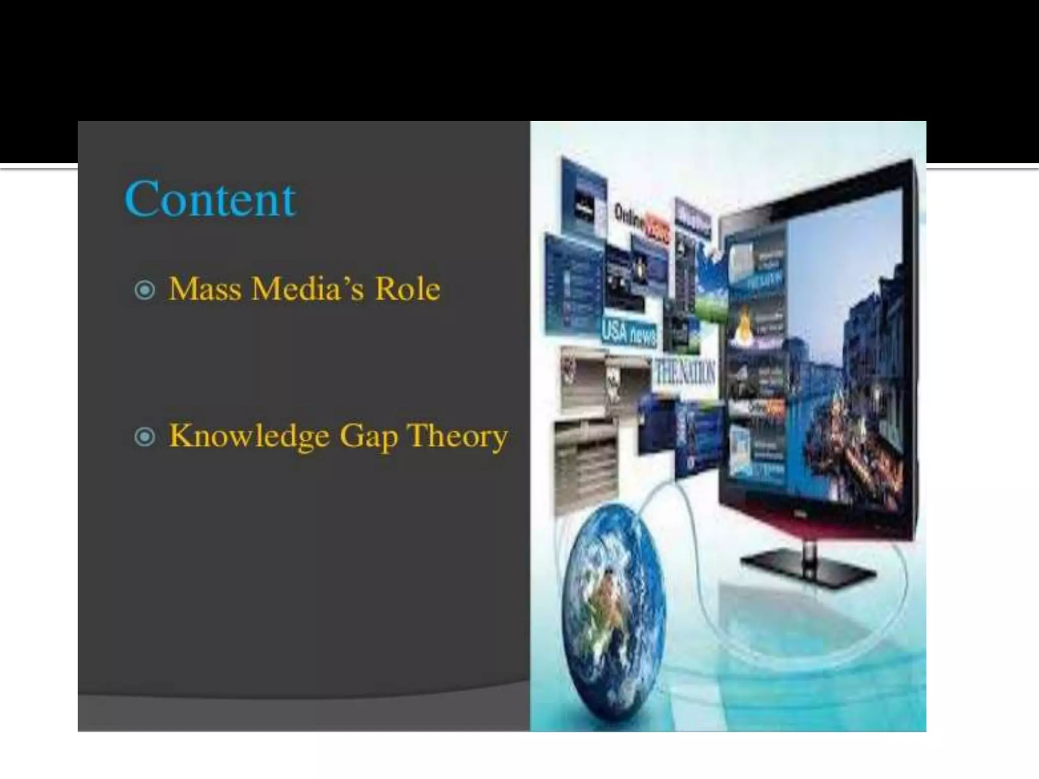 Knowledge gap theory | PPTX