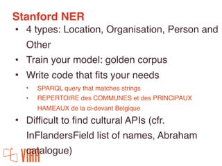 Building a knowledge graph of the Belgian War Press | PPT