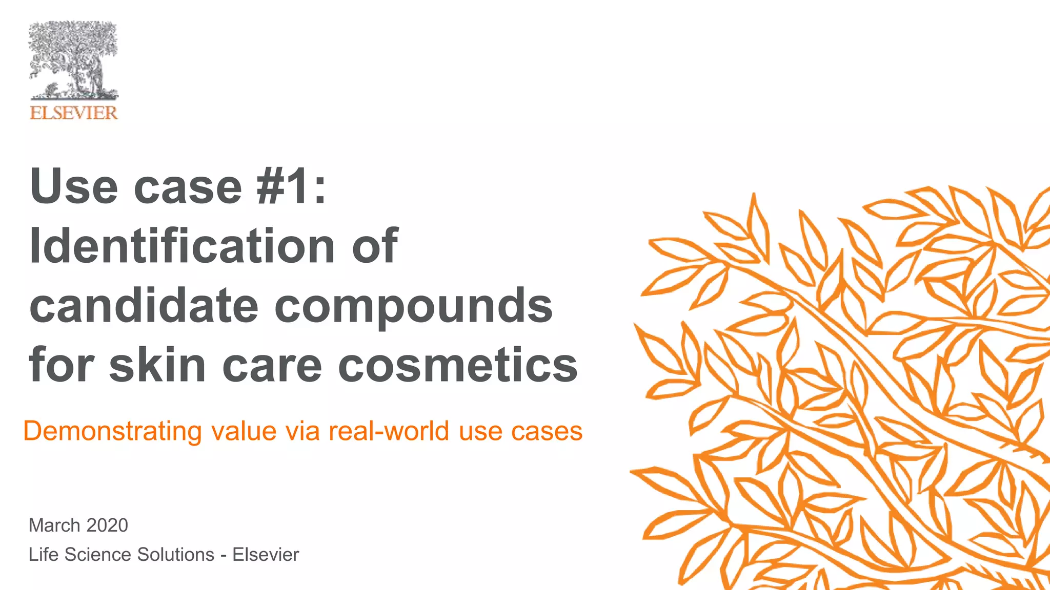 Knowledge graph applications for cosmetics industry | PPT