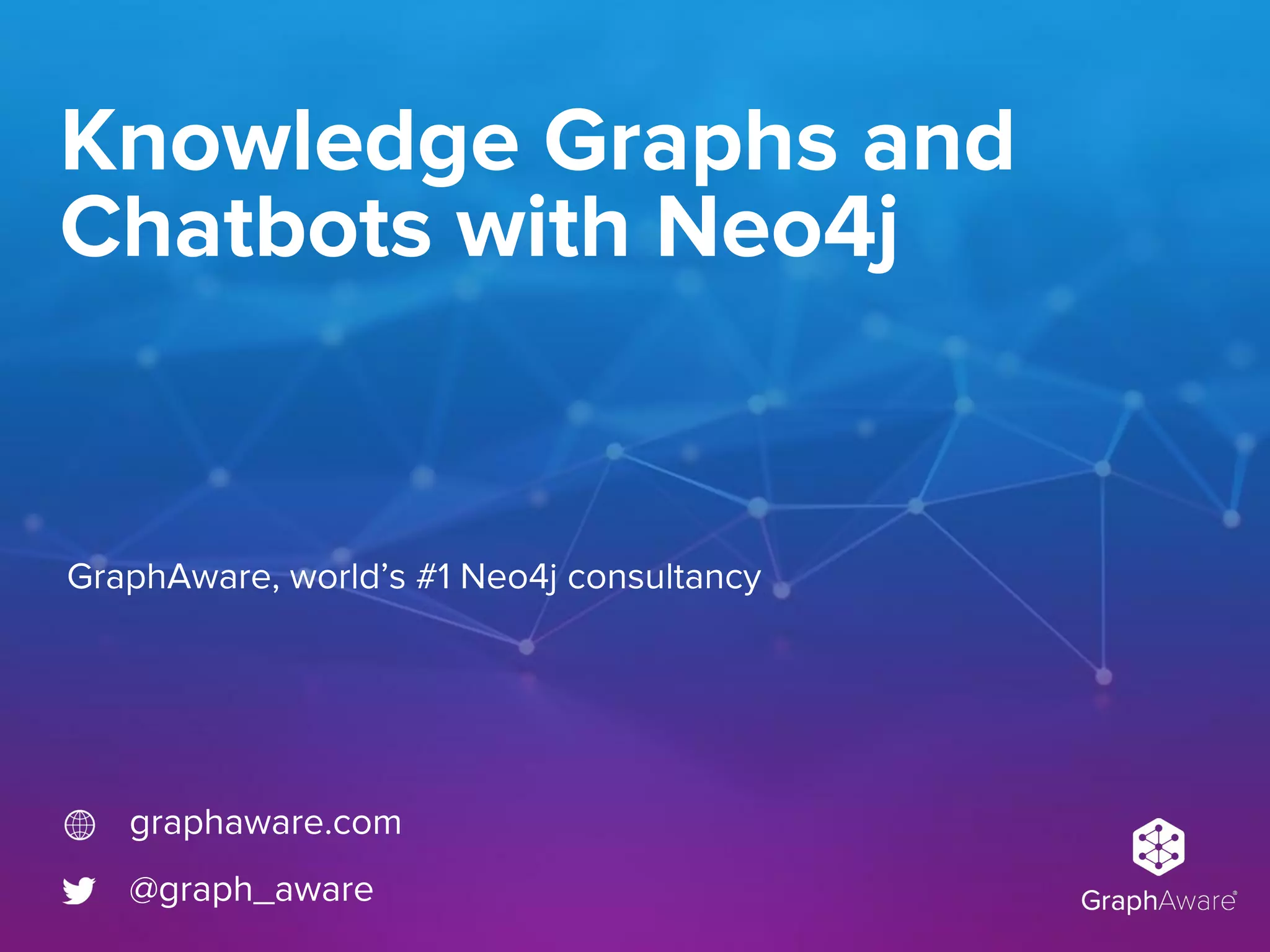 Knowledge graphs + Chatbots with Neo4j | PDF
