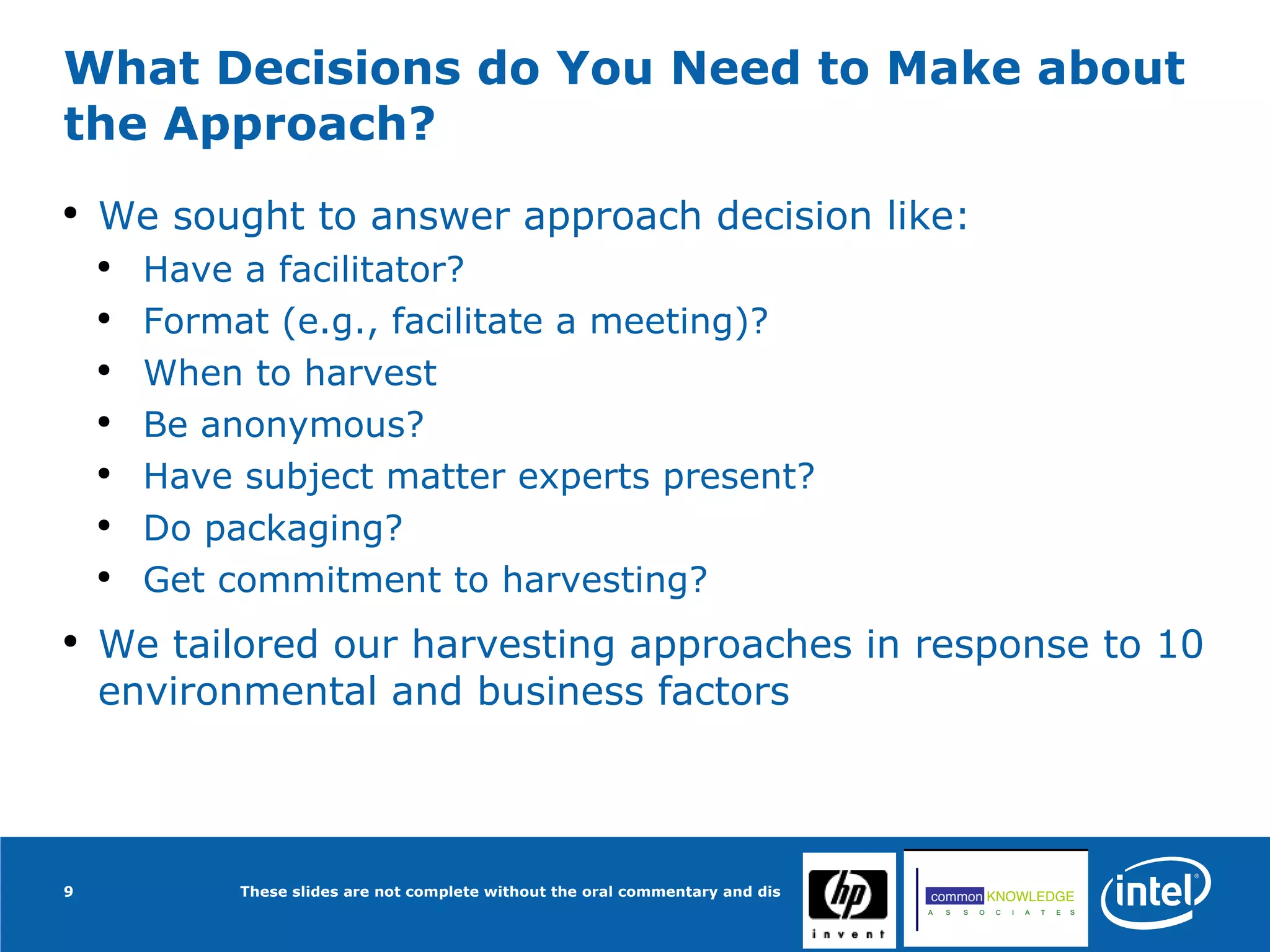 Knowledge Harvesting | PPT