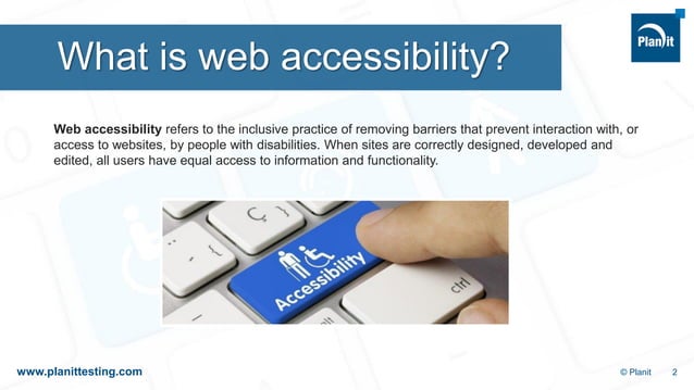 Accessibility in Agile Projects | PPT