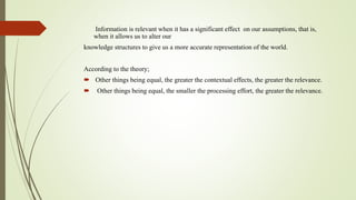 Knowledgeindiscourse Guy Cook unit 6 | PPTX