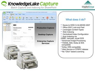 KnowledgeLake - ECM For SharePoint | PPT