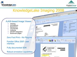 KnowledgeLake - ECM For SharePoint | PPT