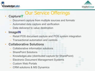 KnowledgeLake - ECM For SharePoint | PPT