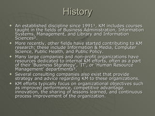 Knowledge Management | PPT | Internet | Computing