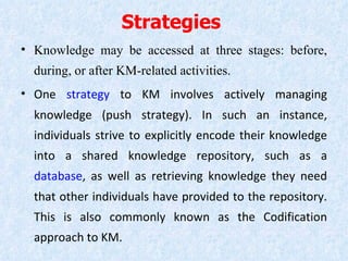 Knowledge management | PPT