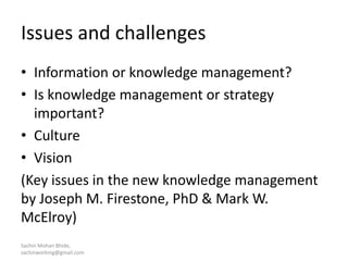 Knowledge management | PPSX | Business | Business and Finance