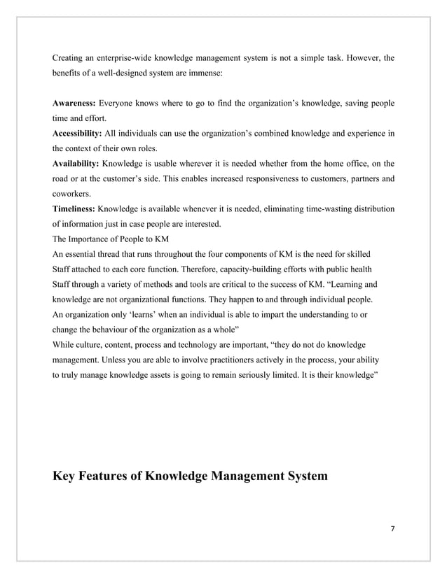 Knowledge management | PDF
