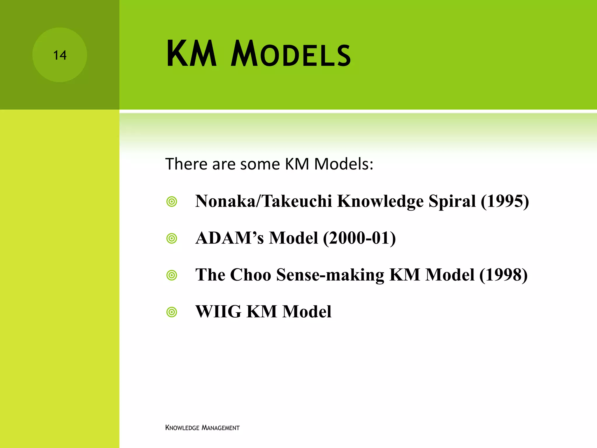 Knowledge management | PPTX