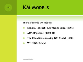 Knowledge management | PPTX