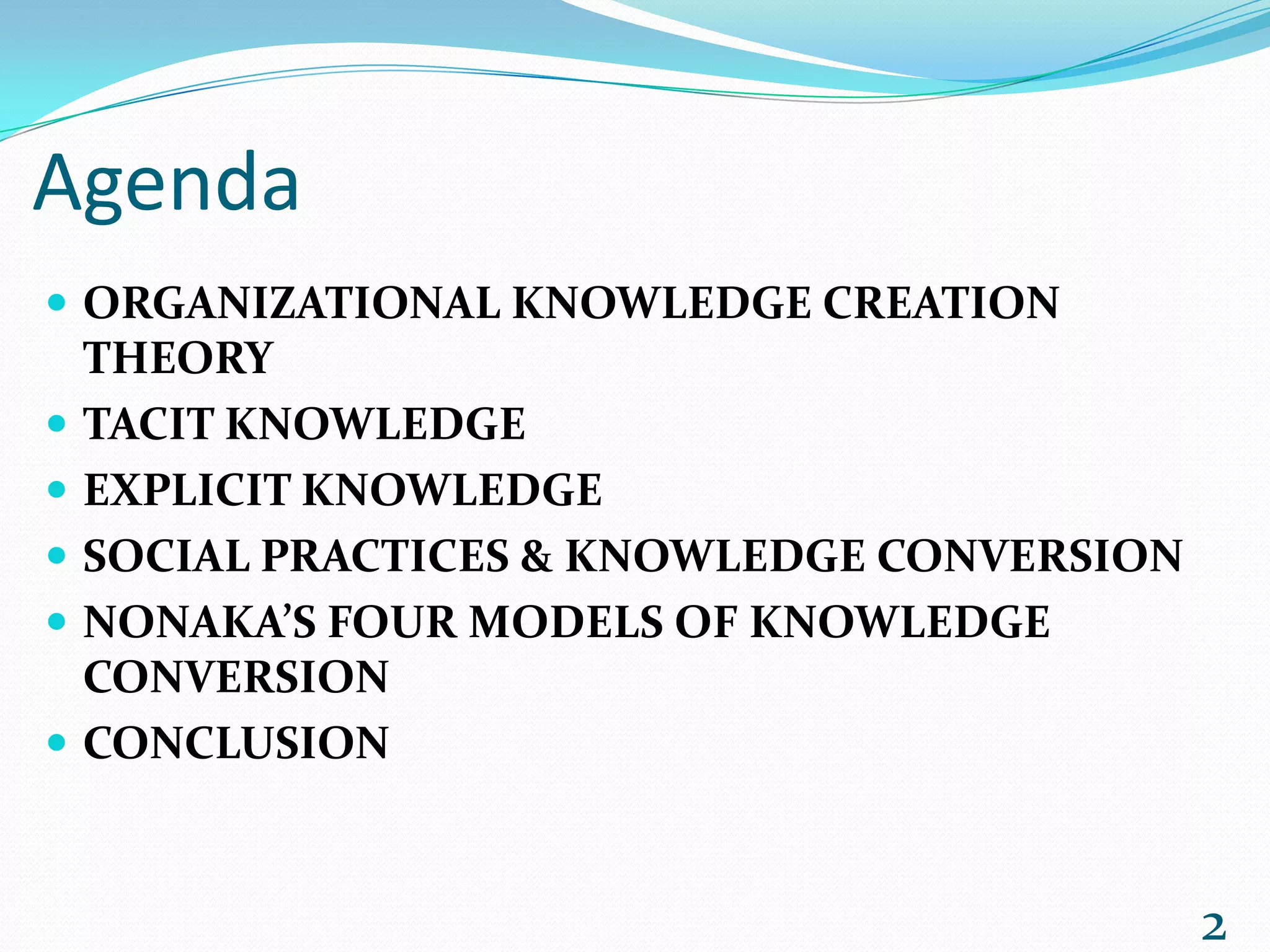 Knowledge management | PPTX