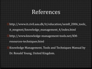 Knowledge management | PPT