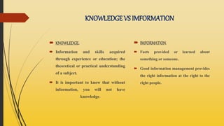 Knowledge management | PPTX