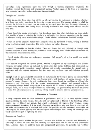 Knowledge management | DOCX