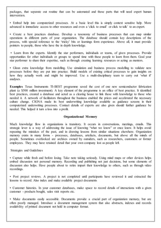 Knowledge management | PDF