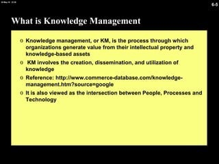Knowledge management | PPT