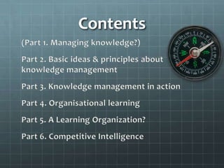 Knowledge management 1 (managing knowledge) | PPT | Free Download