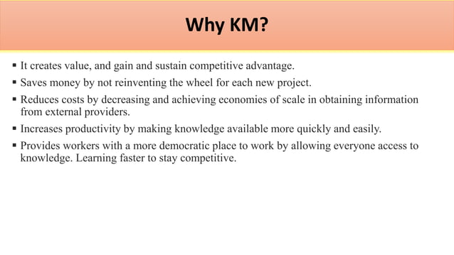 Knowledge management and Organizational Learning | PPTX | Business Administration | Business