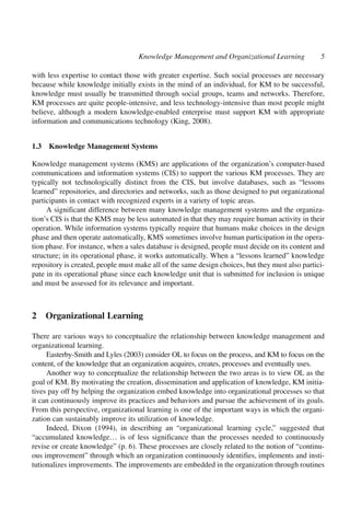 knowledge management.pdf | Business Administration | Business