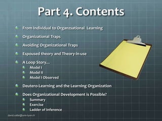 Knowledge management 4 (organizational learning) | PPTX