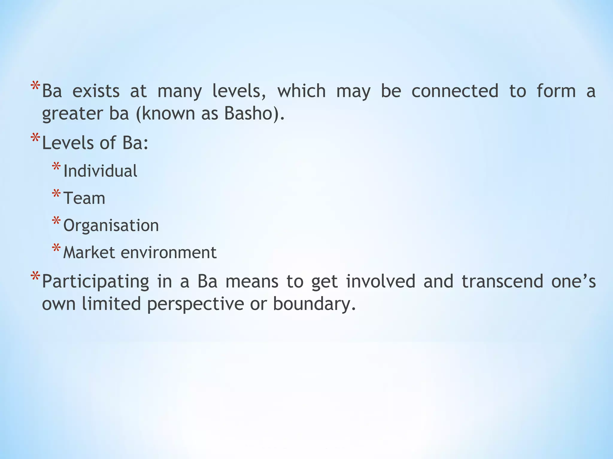 Knowledge Management - Concept of BA | PPT