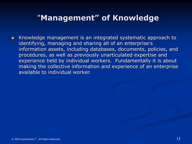 Knowledge_Management system important notes | PPT
