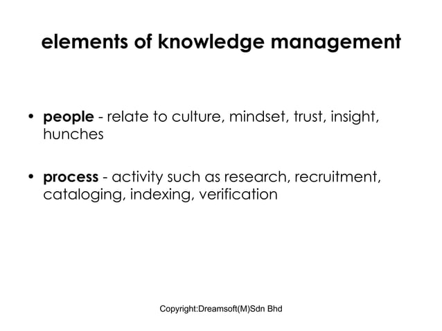 Knowledge Management Megat | PPT