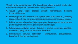 KNOWLEDGE MANAGEMENT- Modul 13 Manajemen Pengetahuan | PPT
